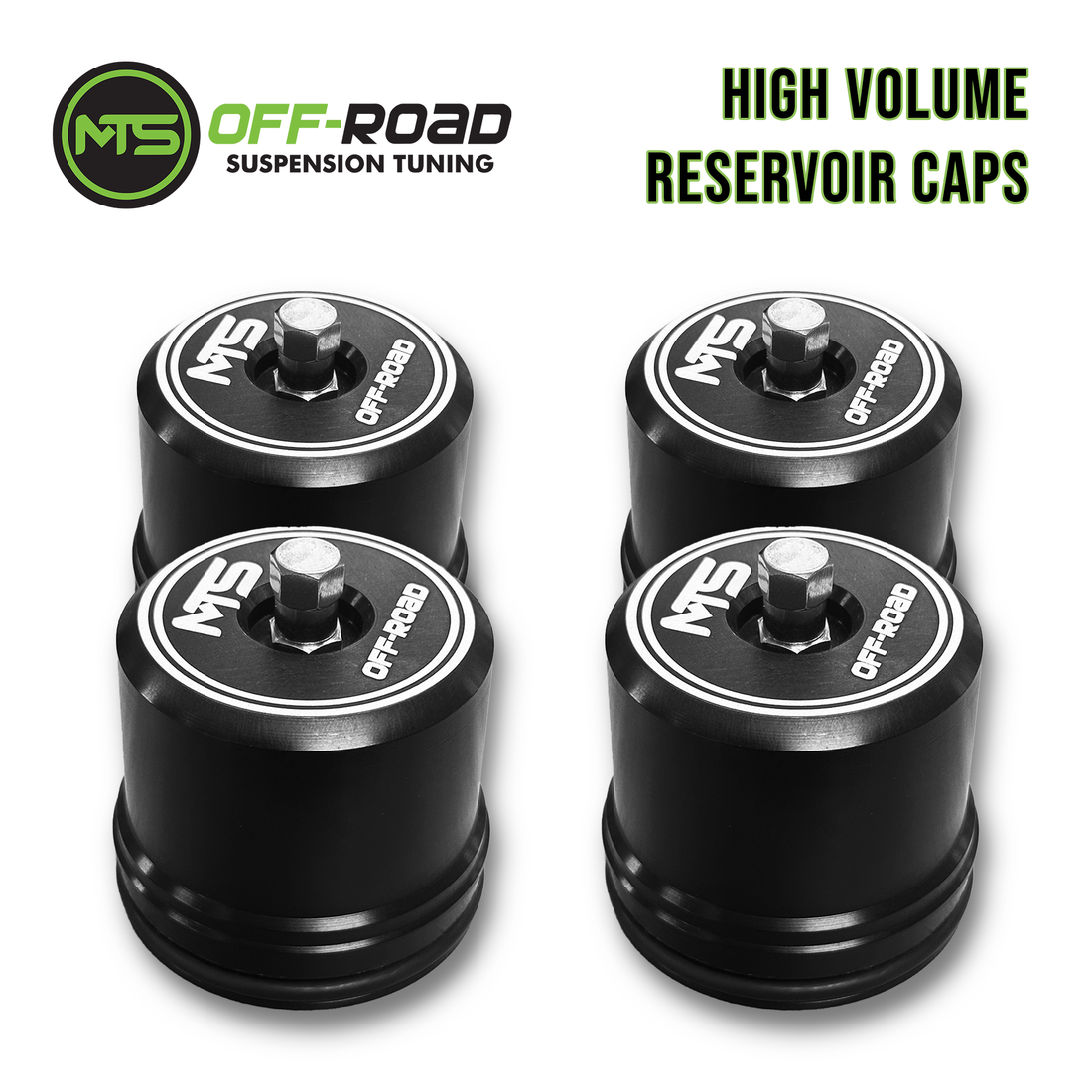 MTS Off-Road High Volume Reservoir Caps (FOR FOX SHOCKS) – Utvs Unleashed
